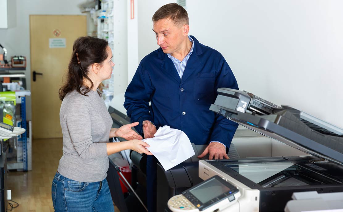 Does the print smudge off on your Labels and card