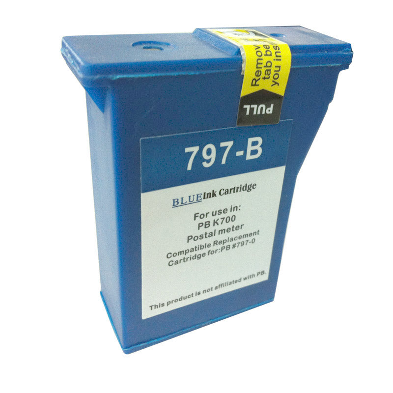 Compatible Pitney Bowes K700 Blue Ink Cartridge